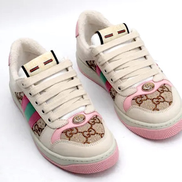 Gucci | Shoes | Gucci Screeners With Crystals | Poshmark